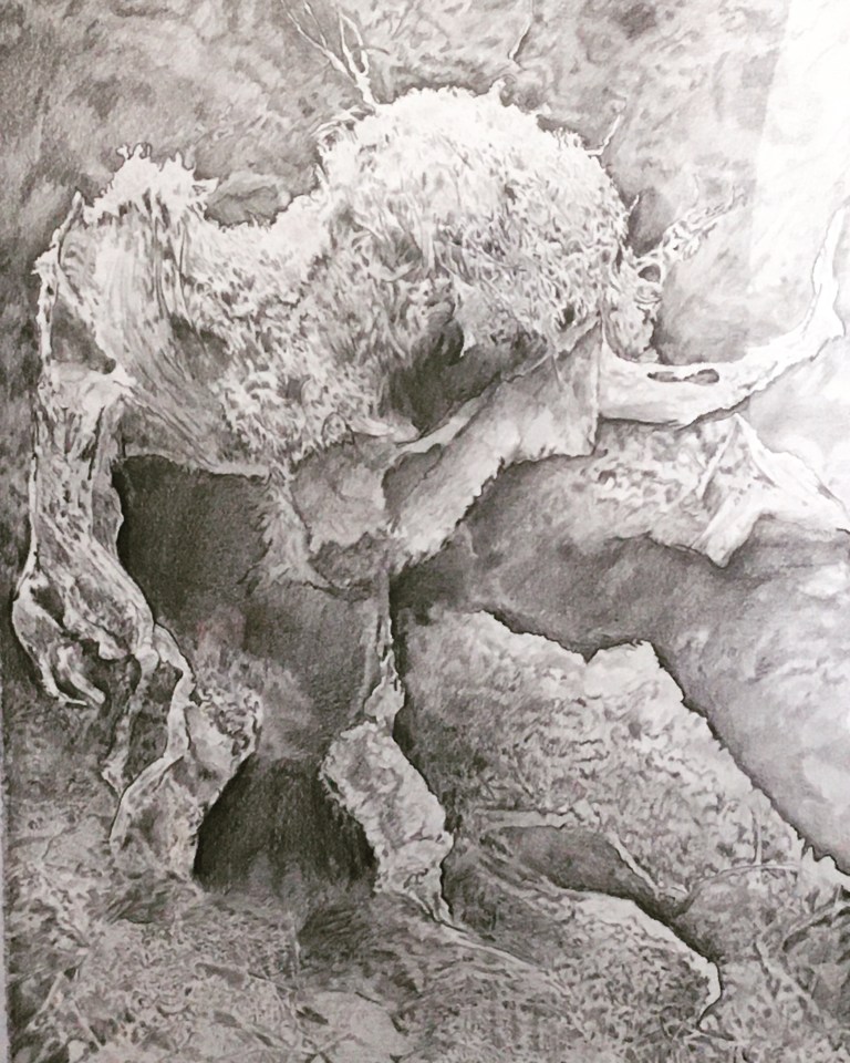 I’m having my students do a monster drawing. Here’s an old monster I ...